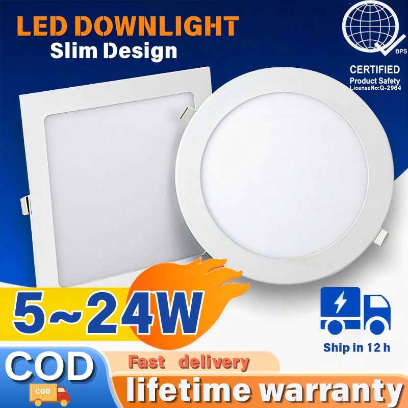 Recessed LED Pin Light Downlight Ceiling Lights Panel Light 5W 9W 12W ...