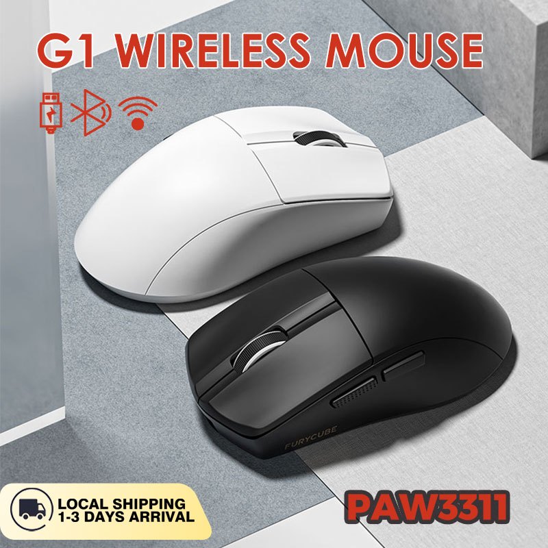Furycube Wireless G1 Mouse 3311 Sensor 2.4G Ultra-lightweight Mice With ...