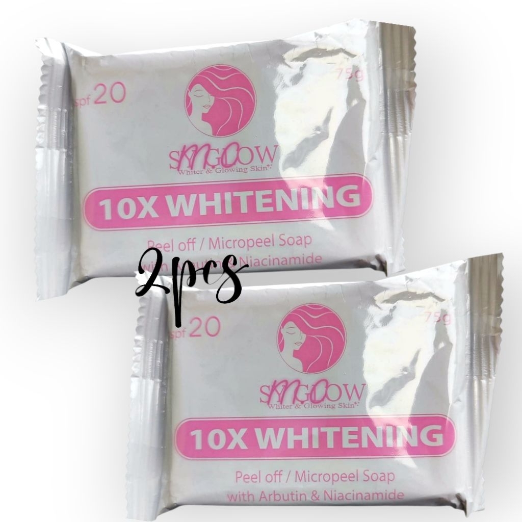 SY GLOW 10X WHITENING SOAP 2PCS | Shopee Philippines