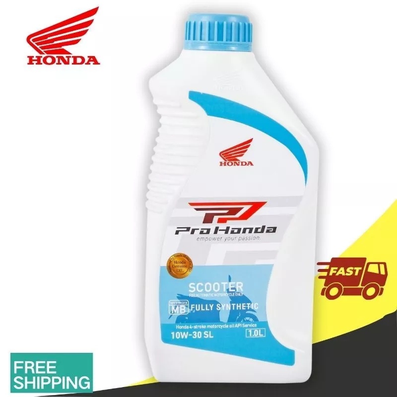 Honda 4T SL 10W30 Blue Fully Synthetic Scooter Oil 1L | Shopee Philippines