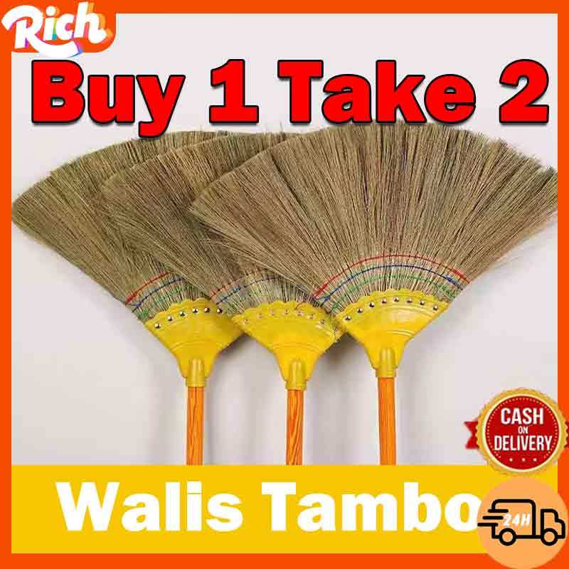 Buy 1 Take 2 Walis Tambo Durable Broom Natural Material Sturdy Handmade ...