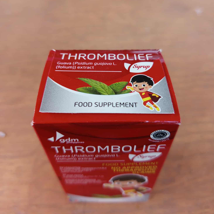 Thrombolief Guava Extract Food Supplement Syrup 60mL | Shopee Philippines