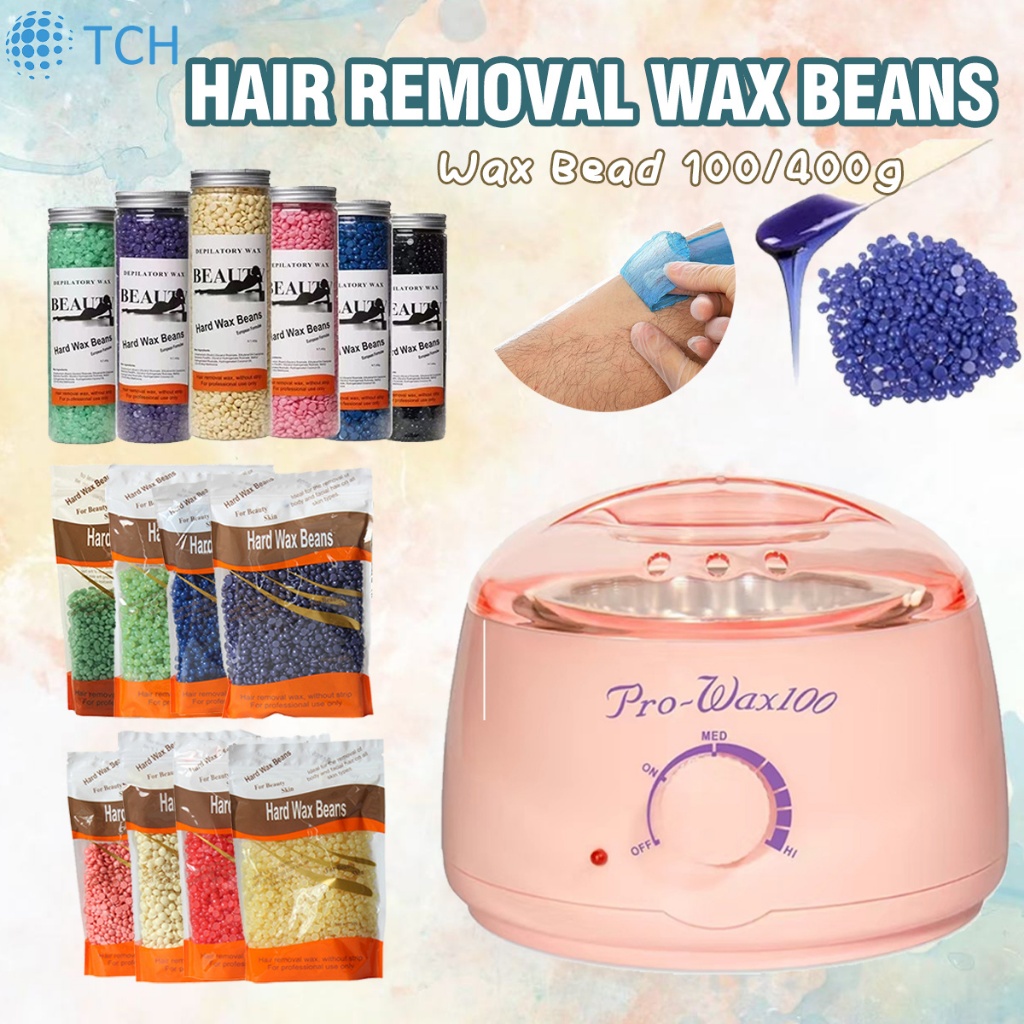 Professional Hair Removal Wax Kit Complete Set with Warmer Beads ...