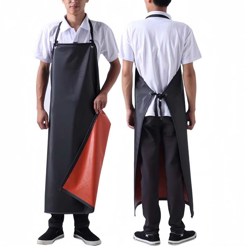 Waterproof And Stain Resistant Apron, Black Barbecue Kitchen Cooking ...