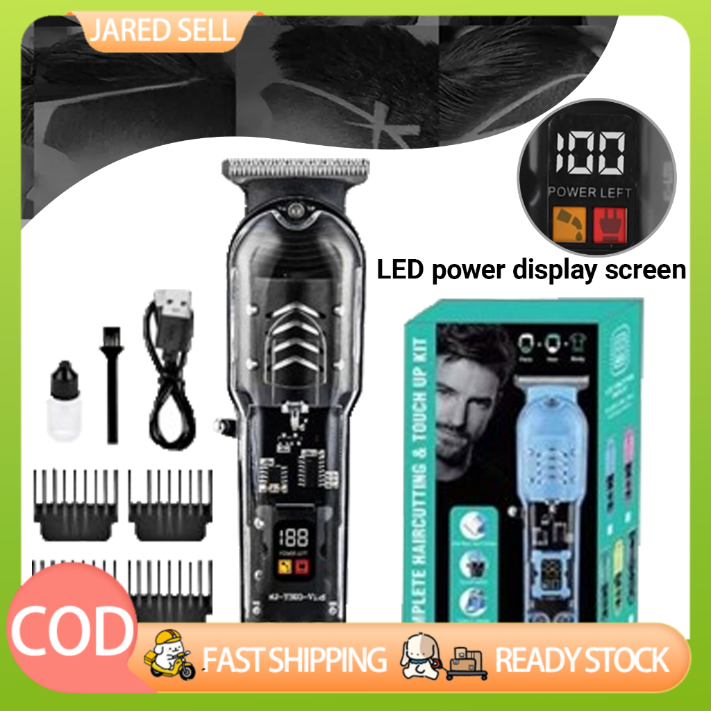 Professional Hair Clippers Rechargeable Haircut Razor Trimmer Cordless ...