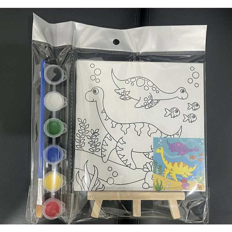 Children's DIY Digital Painting Canvas Cartoon Art for Home Decoration ...