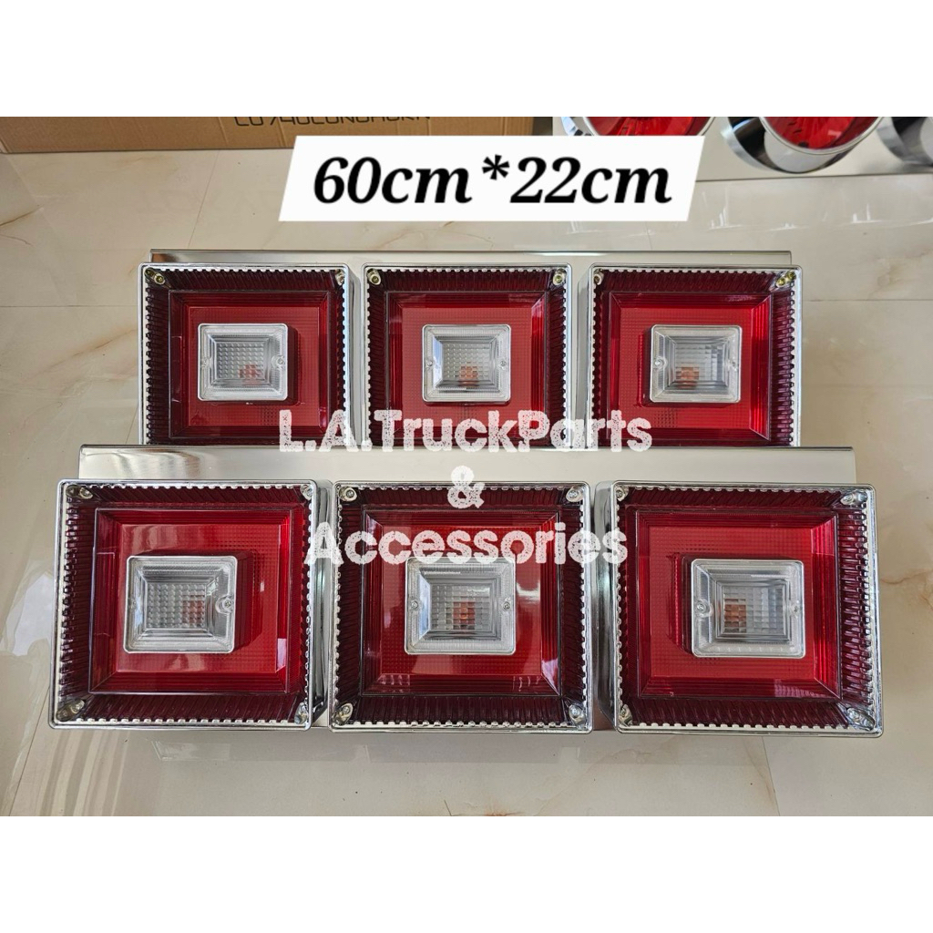 Three slot square tail light 10w bulb type | Shopee Philippines