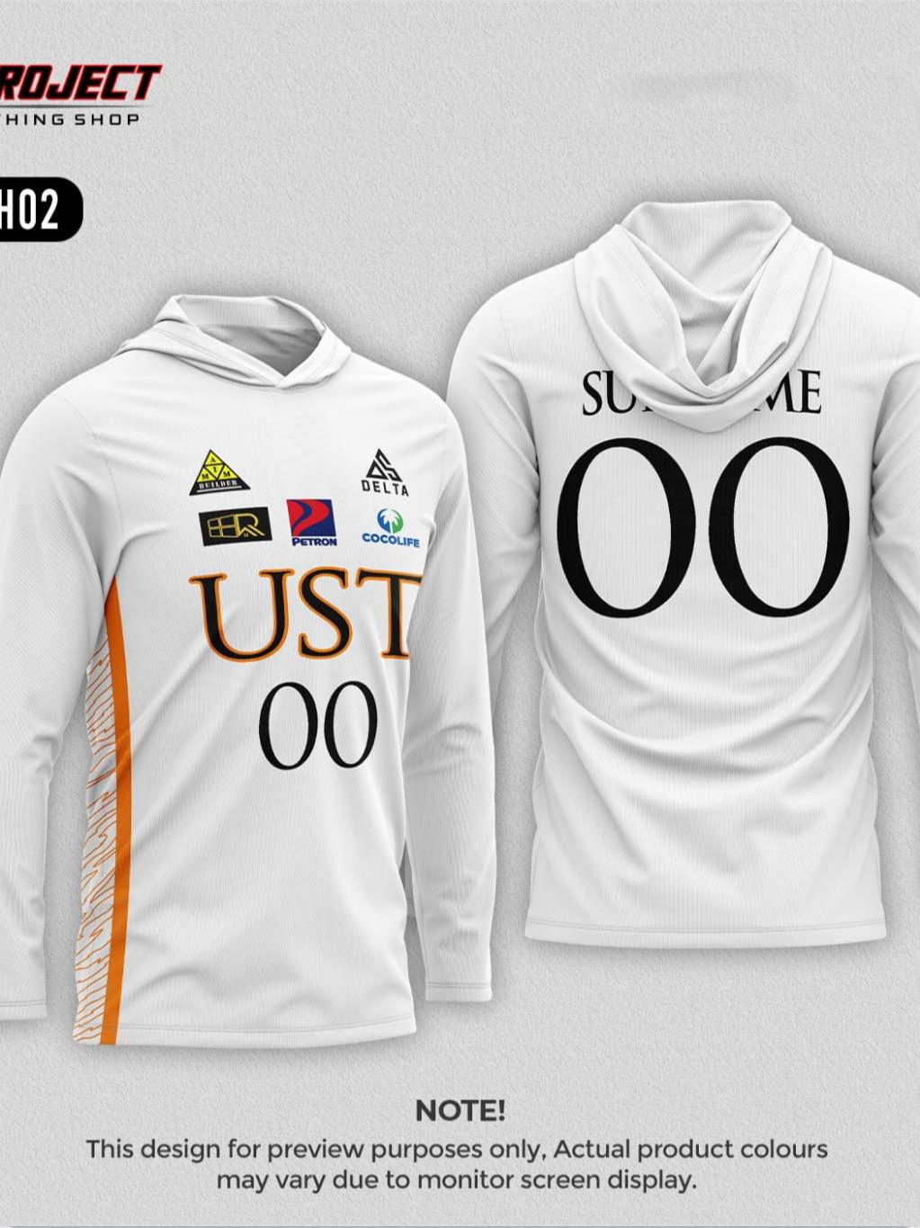 PERSONALIZE SURNAME & NUMBER PREMIUM BASKETBALL JERSEY (UST) | Shopee ...