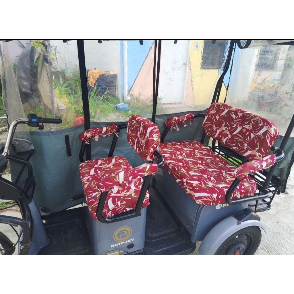 Ebike seat and armrest cover fitted for 3wheels ruipjey topro, ecodrive ...