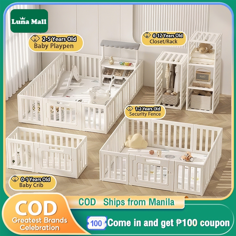 Playpen For Baby White Baby Playpen 4th Gen Version Plastic Assembly ...