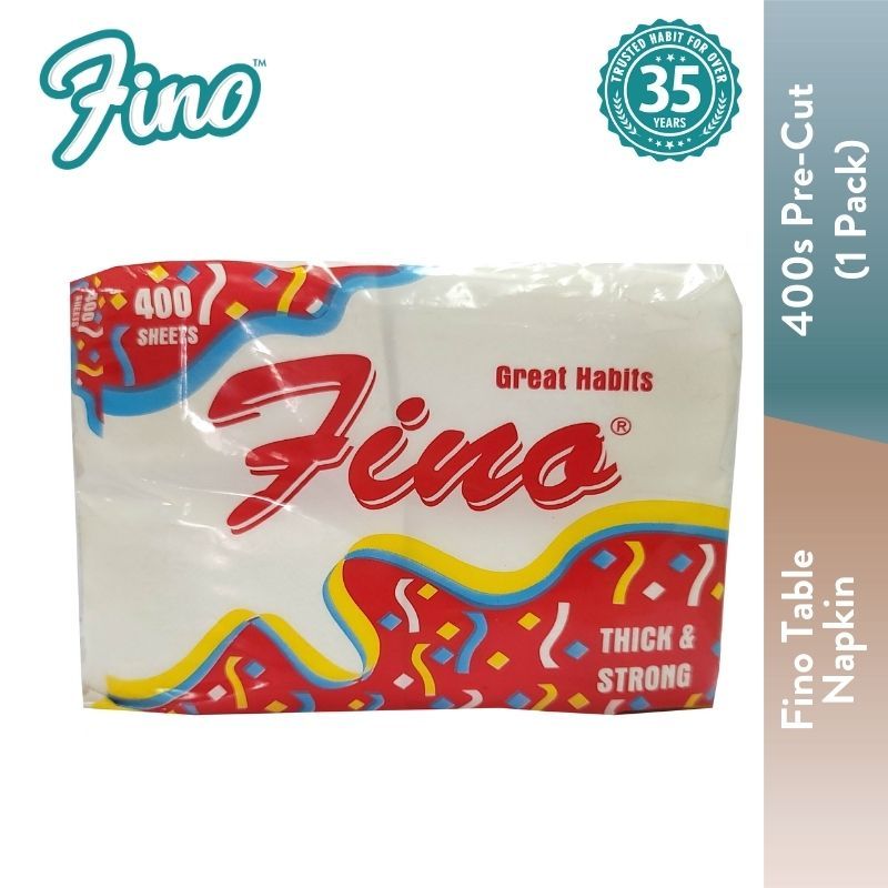 Fino Table Napkin Tissue Pre-cut 400 Sheets | Table Napkin | Home ...