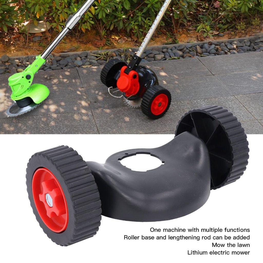 Adjustable Grass Trimmer Wheel Removable Grass Cutter Auxiliary Wheel ...