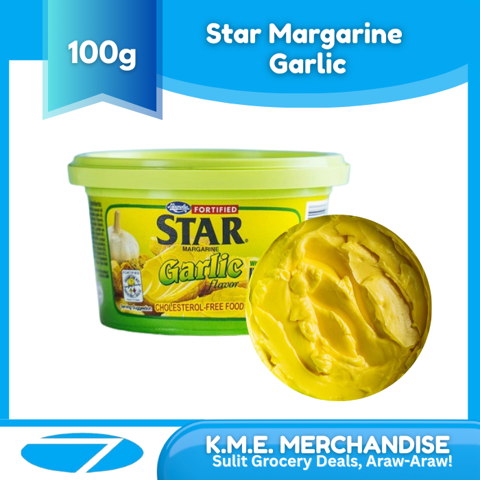 Star Margarine Garlic (100g) | Shopee Philippines