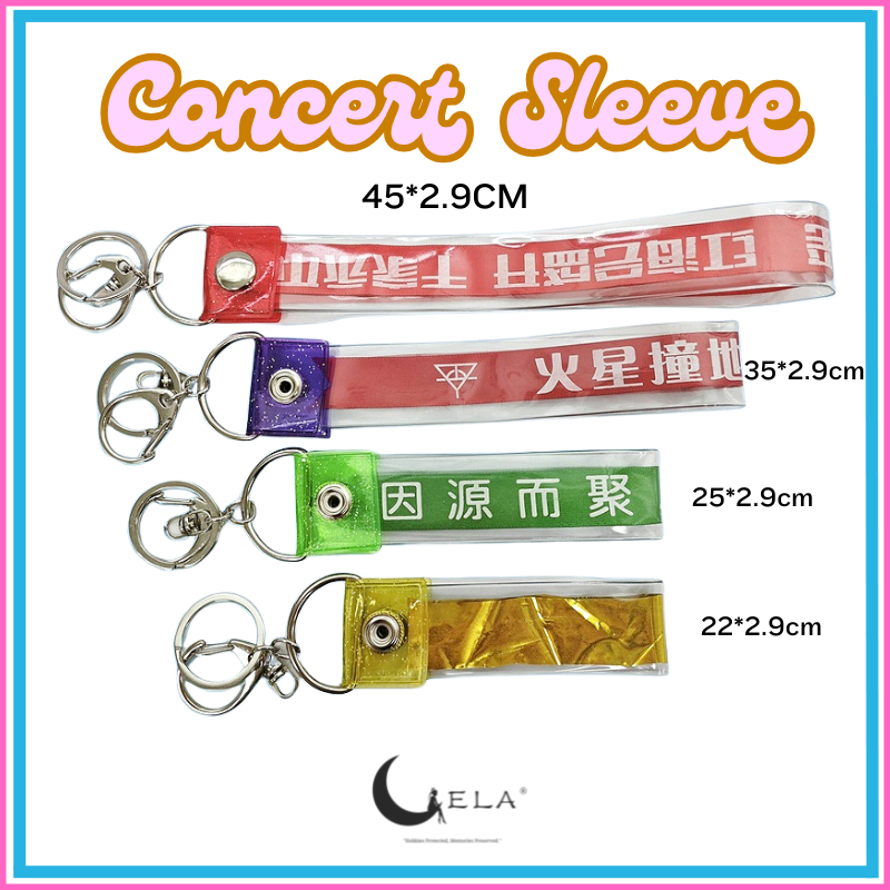 PVC Concert Streamer Storage Sleeve – Fan Support Idol Merch Bag Charm ...