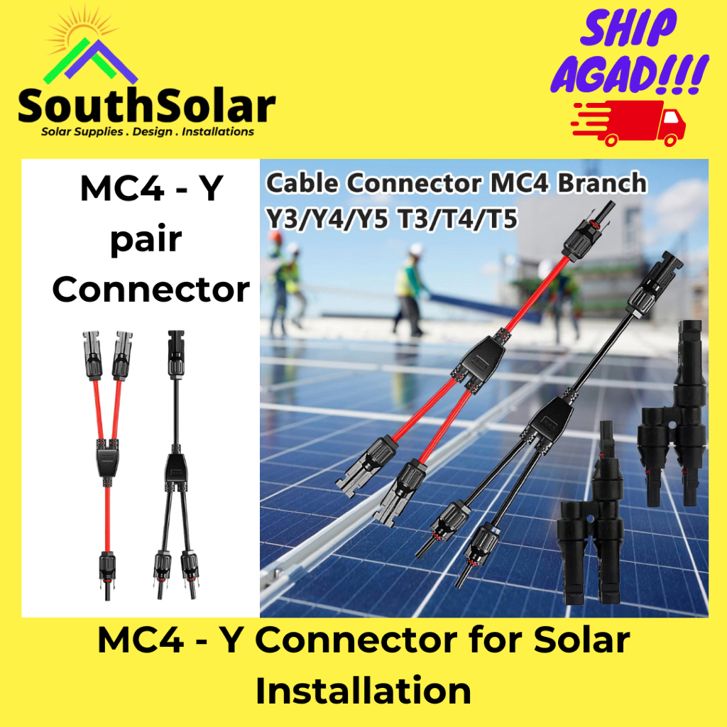 Reliable Solar Installation Cable Connector MC4 Y Branch UV Resistant ...