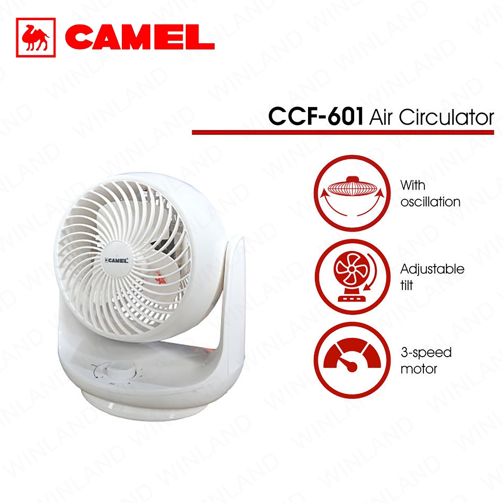 Camel by Winland 6-Inches Air Circulator Desk Fan / Electric Fan ...