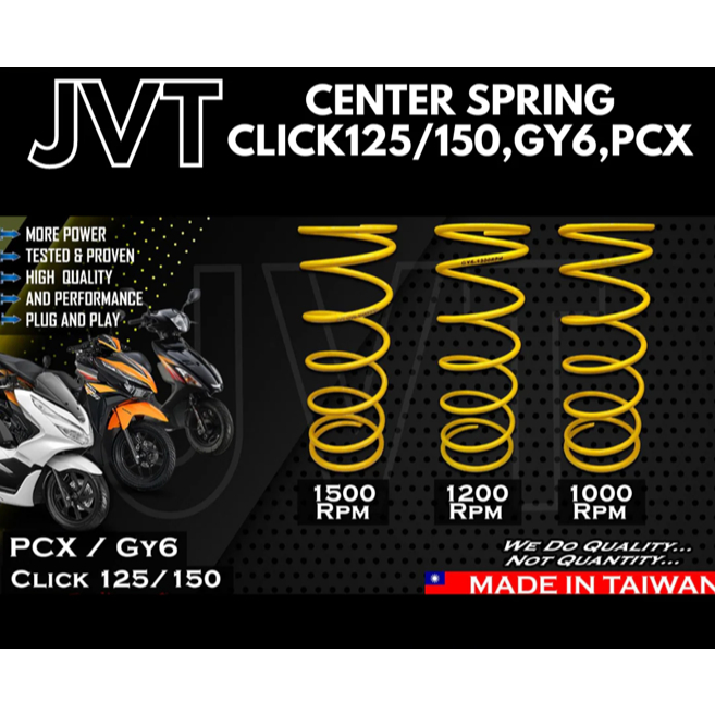 JVT CENTER SPRING 1000/1200/1500 RPM MIO SPORTY/M3/MIO 125/CLICK 125 ...