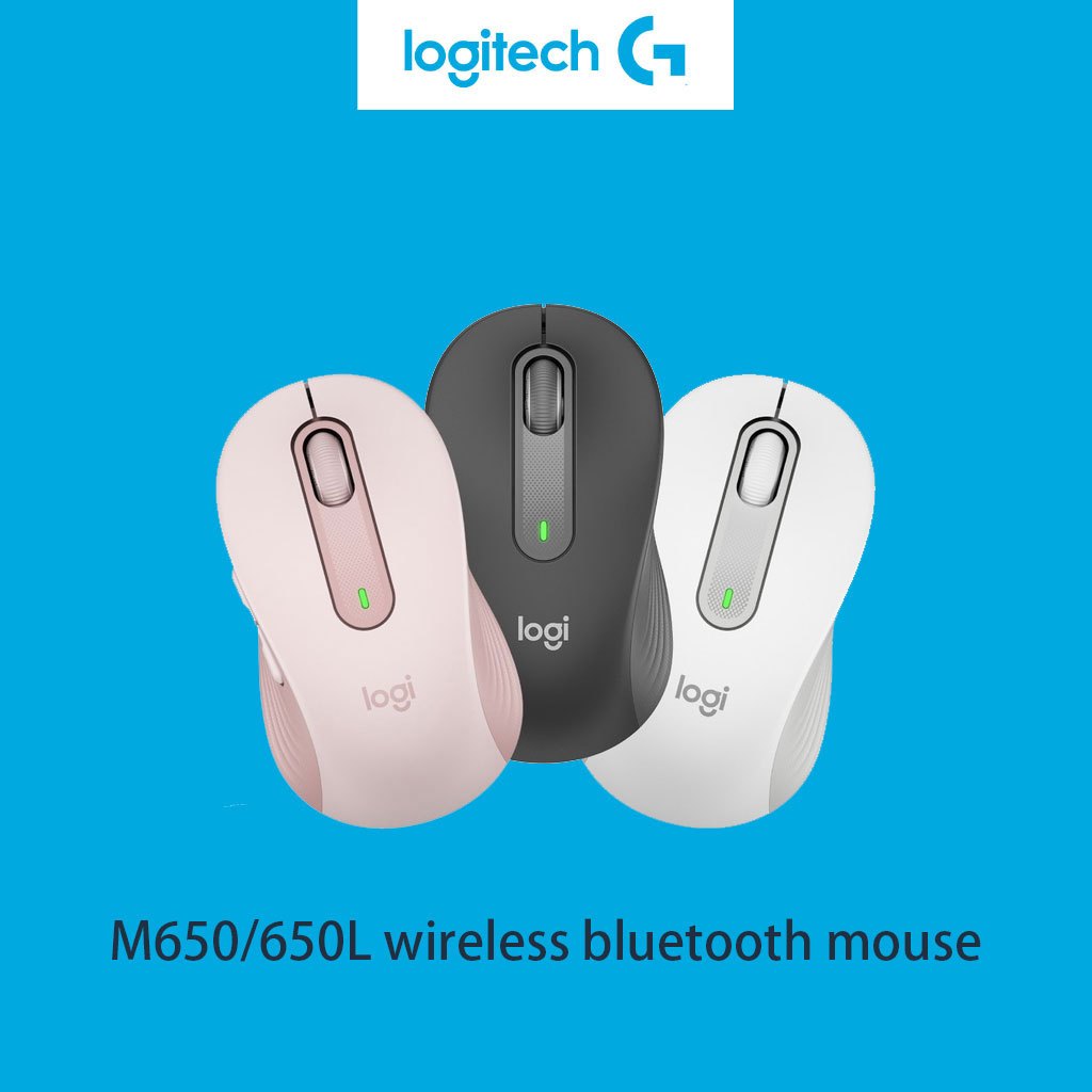 Logitech Mouse logitech M650/M650L Wireless Bluetooth Office Mouse ...