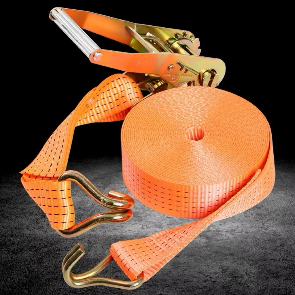 Cargo Strap Truck Straps High Strength Ratchet Down Hold Cargo Strap ...