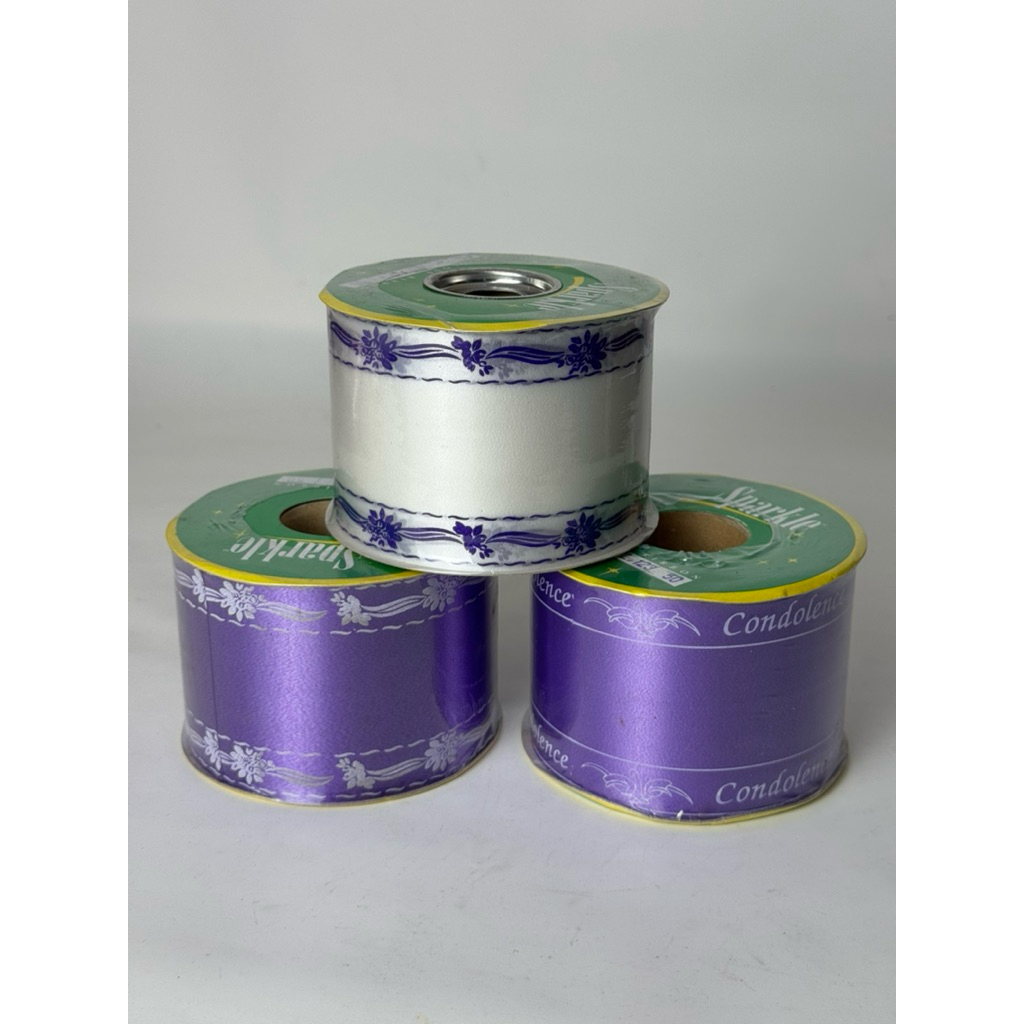 Sympathy/Condolence Plastic ribbons | Shopee Philippines