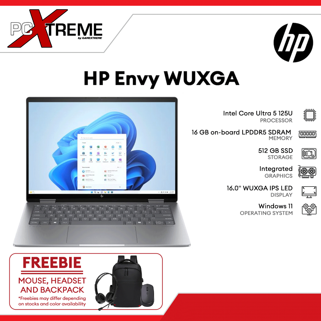 HP Envy 2in1 Laptop 16" WUXGA Touch-Screen Core Ultra i5-125U 16GB ...