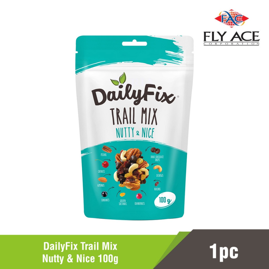 DailyFix Nutty And Nice Trail Mix 100g | Shopee Philippines