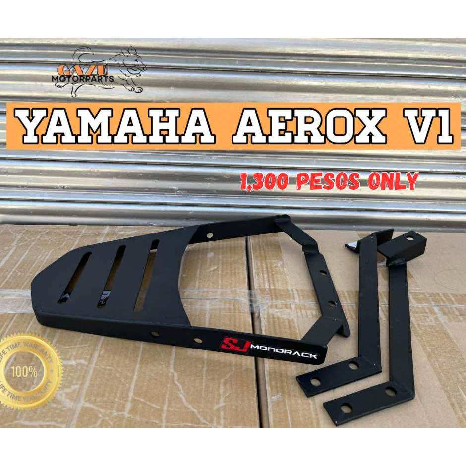 SJ mono rack Aerox V1 / Aerox V2 top box bracket for Motorcycle - Brand ...