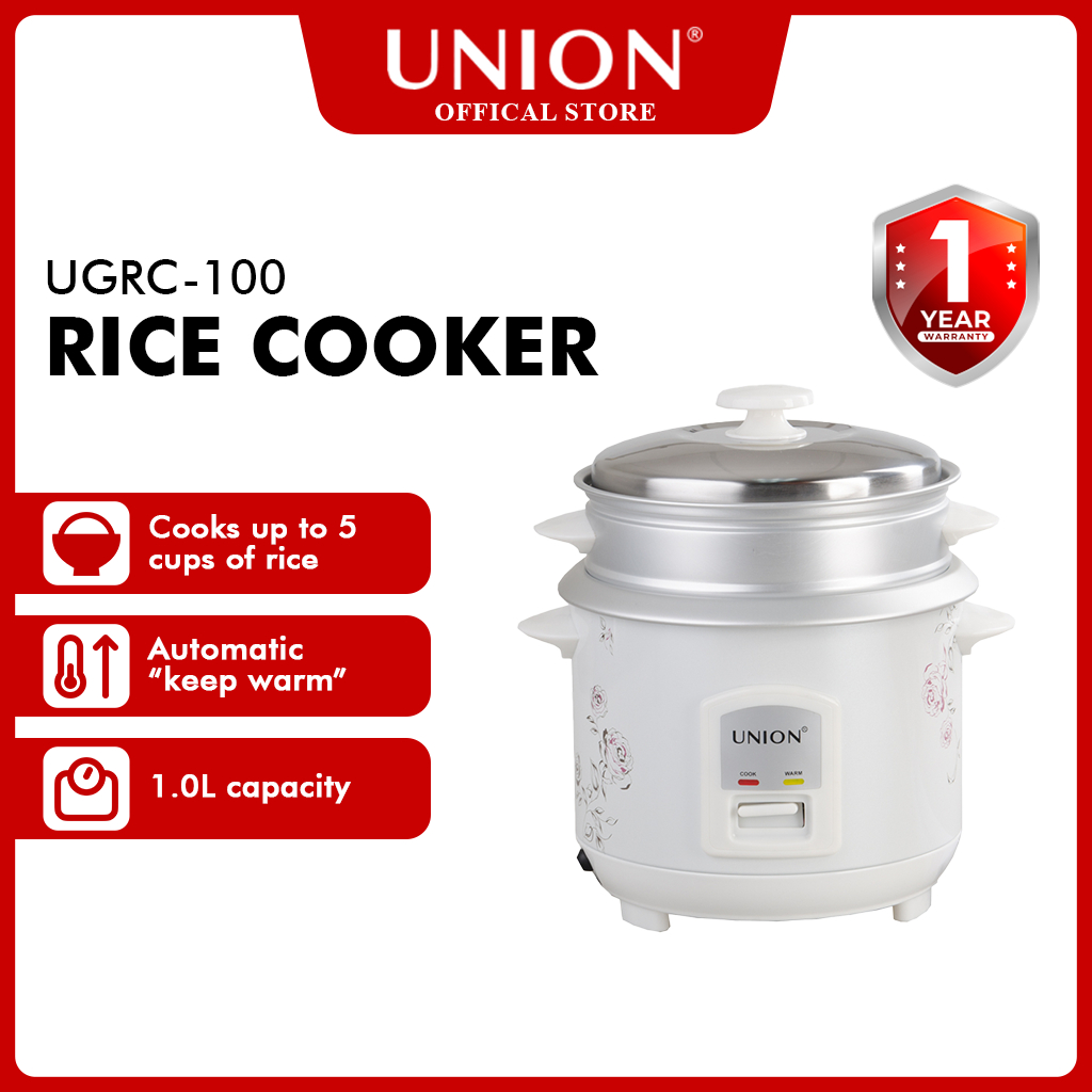 Union UGRC-100 1.0L Rice Cooker Classic | Shopee Philippines
