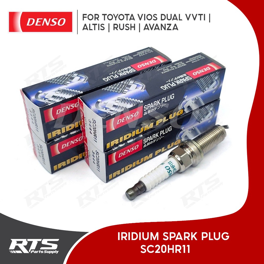 Denso SC20HR11 Iridium Spark plug for Toyota Vios Altis Avanza Rush ...