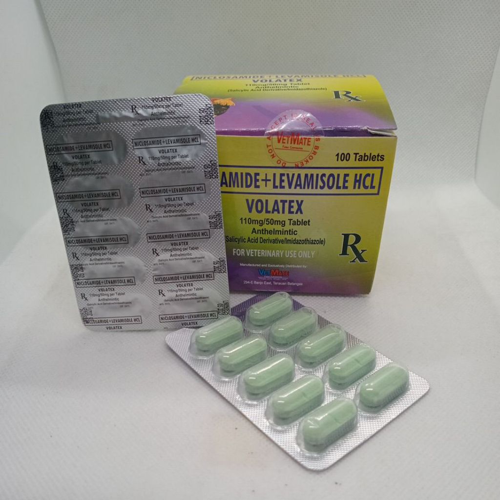 VOLATEX (NICLOSAMIDE+LEVAMISOLE HCL) SOLD PER BANIG | Shopee Philippines