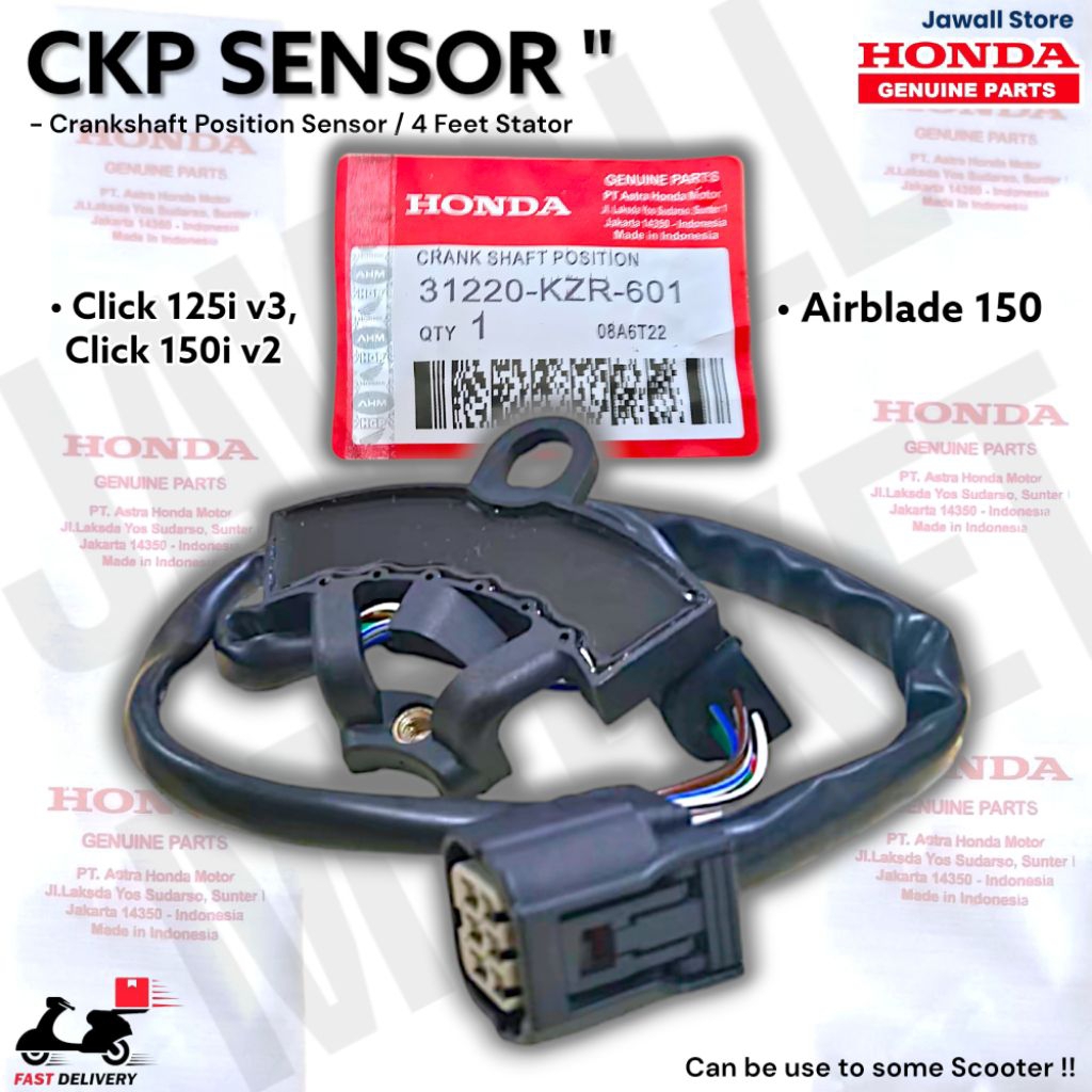 CKP Sensor Click 125 v1/v2/v3 . Honda Genuine Parts CKP (Crankshaft ...