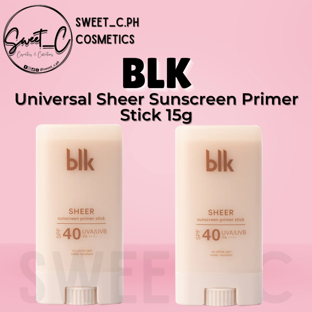 Blk Universal Sheer Sunscreen Primer Stick 15g | Shopee Philippines