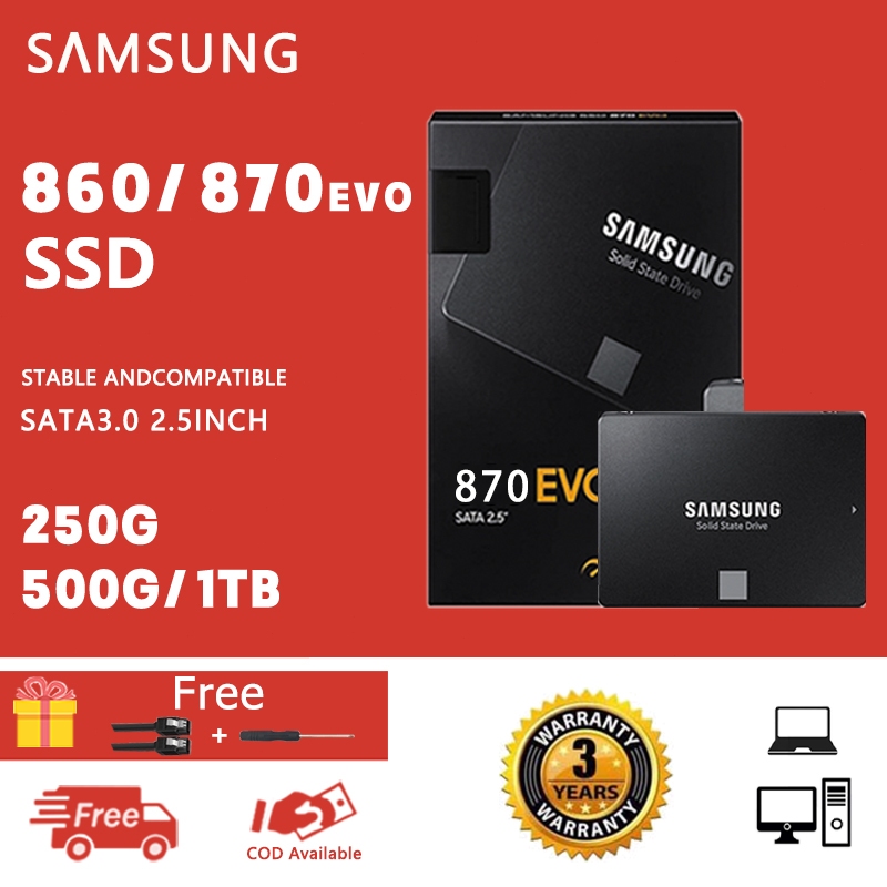 870/860 EVO SSD 250G 500GB 1TB Internal Solid State Disk Hard Drive ...