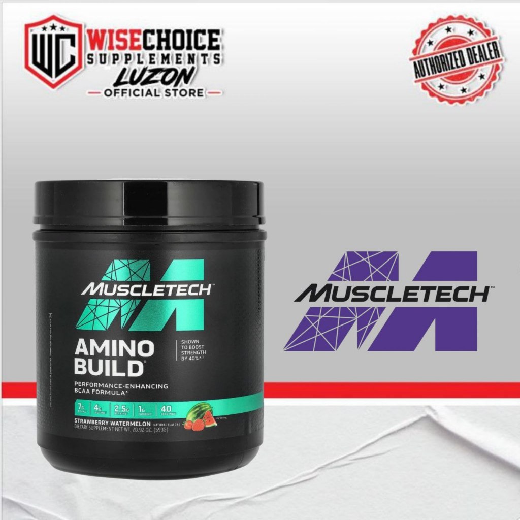 MUSCLETECH Amino Build Performance- Enhancing BCAA Formula 40 Servings ...