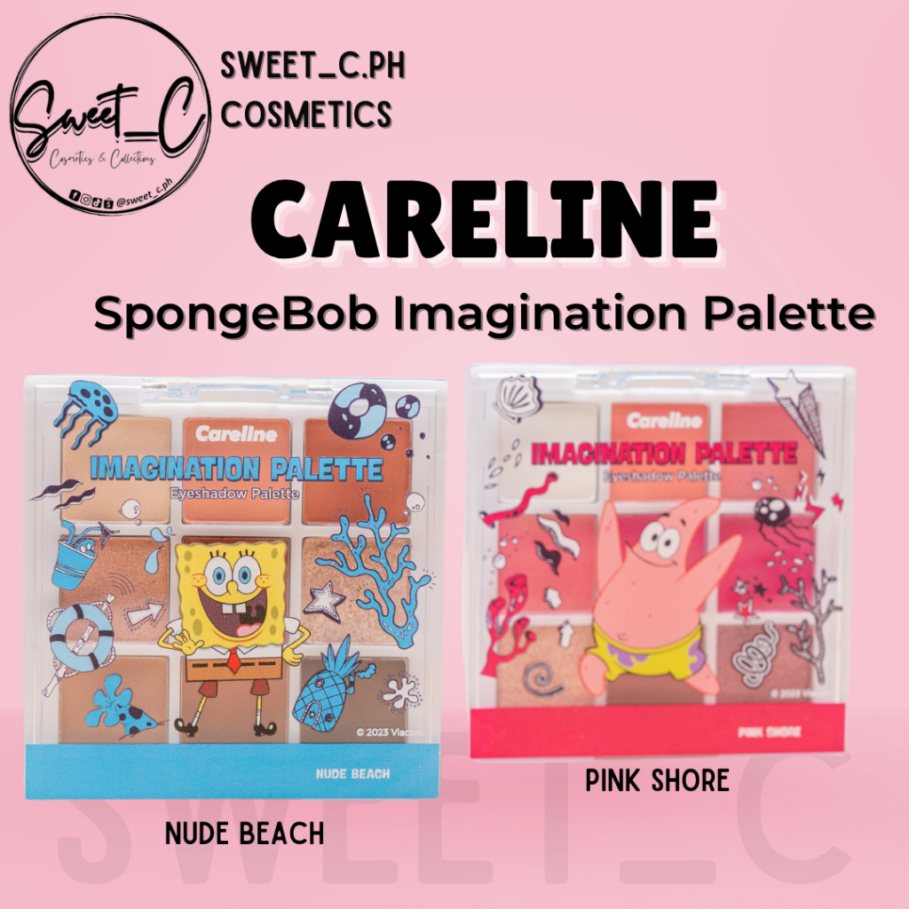 SpongeBob x Careline Imagination Palette Eyeshadow 7.25g | Shopee ...