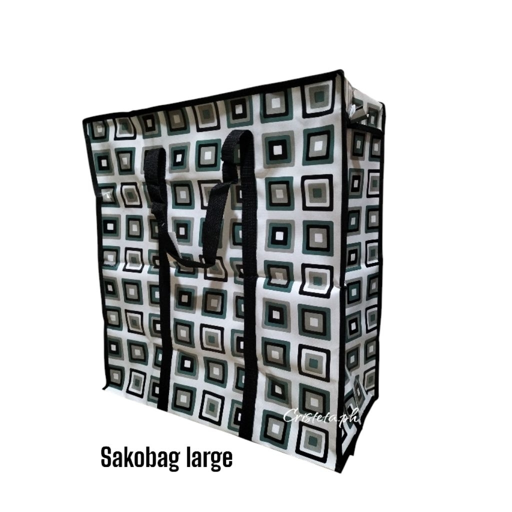 Sakobag with zipper Large size (50x55x25cm) | Shopee Philippines