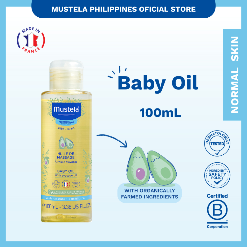 Mustela Baby Oil 100ml- Naturalness V3 | Shopee Philippines