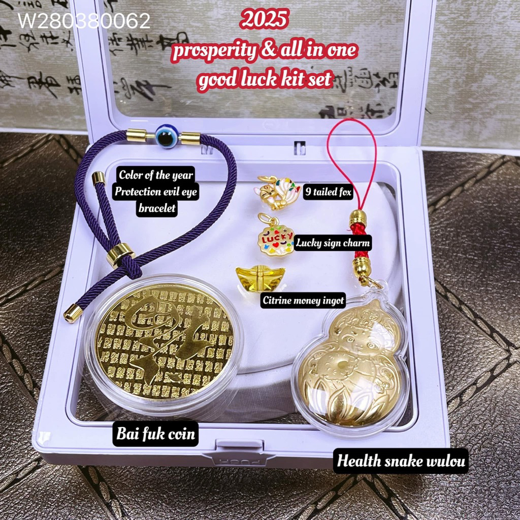 (wikachiu) 2025 prosperity all in one good luck kit set | Shopee ...