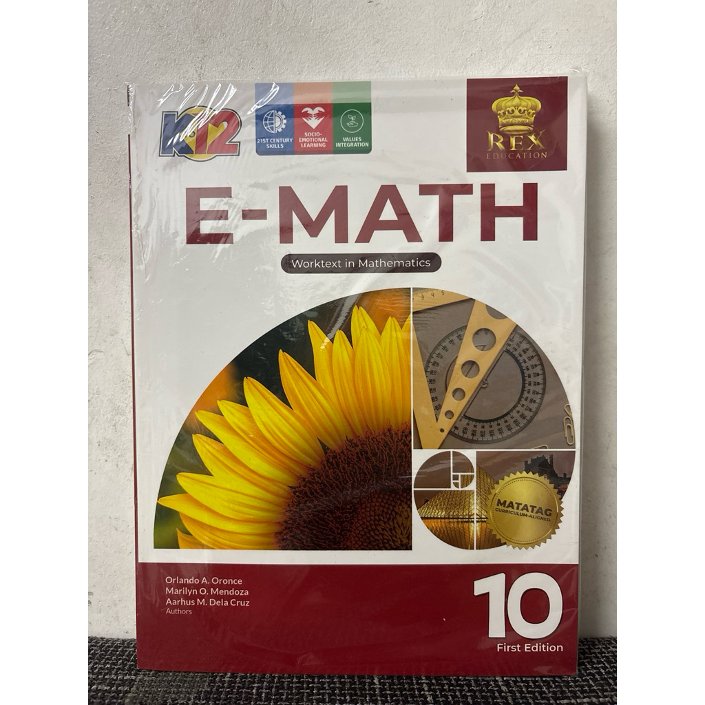 E-MATH WORKTEXT IN MATHEMATICS GRADE 10 First edition (MATATAG 2025 ...