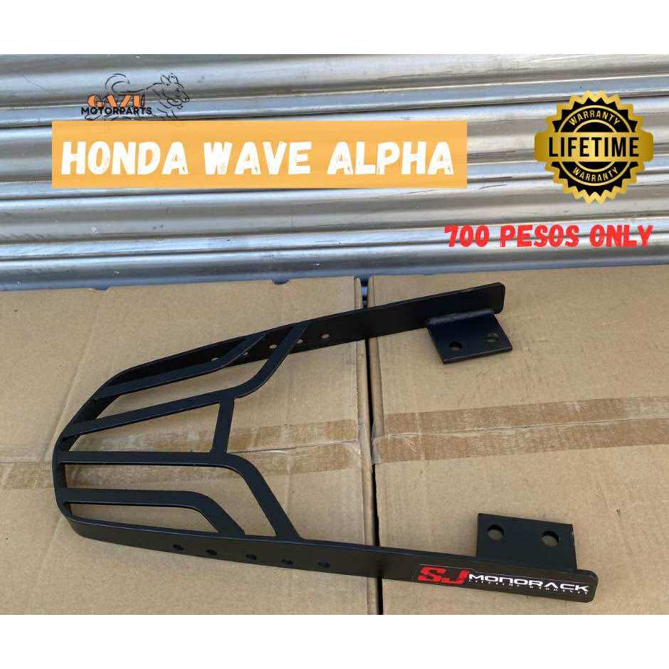SJ mono rack Honda Wave Alpha / Wave Gilas top box bracket for ...