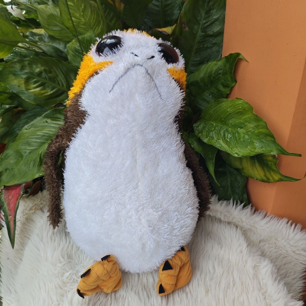 Porg Owl bird The Last Jedi Star Wars character sega w/tag plush animal ...
