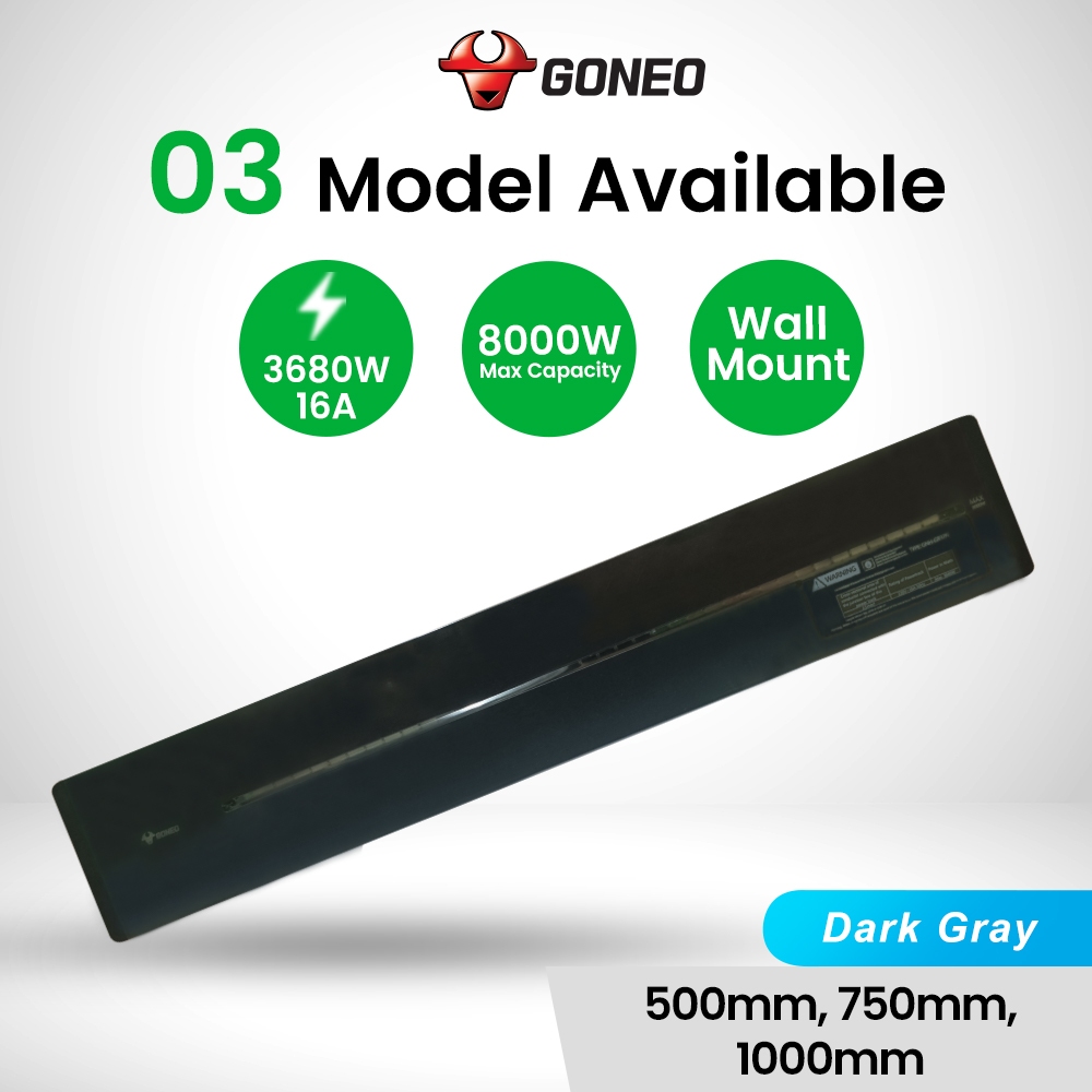 GONEO Power Track Wall Mount Movable Rail Socket DG | Shopee Philippines