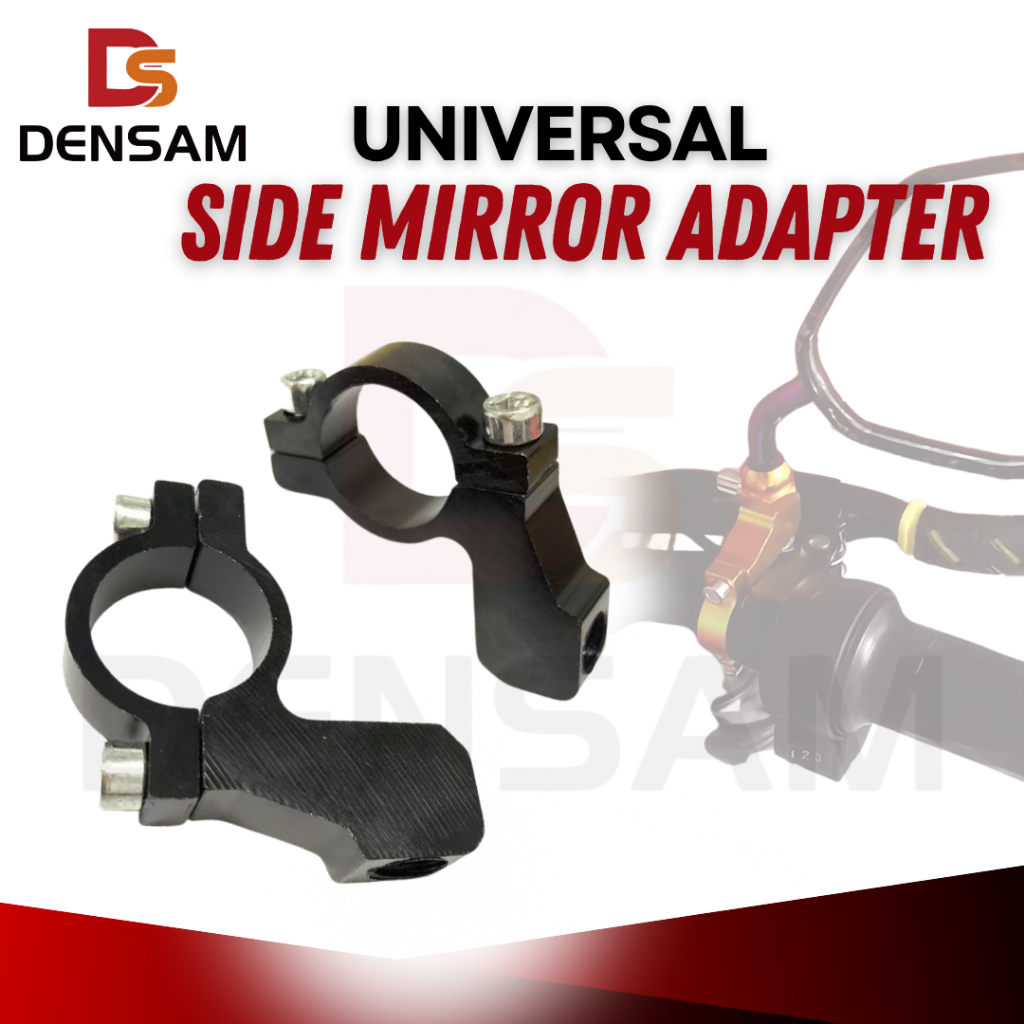 Motorcycle Universal Side Mirror Adapter Base Clamp | Shopee Philippines