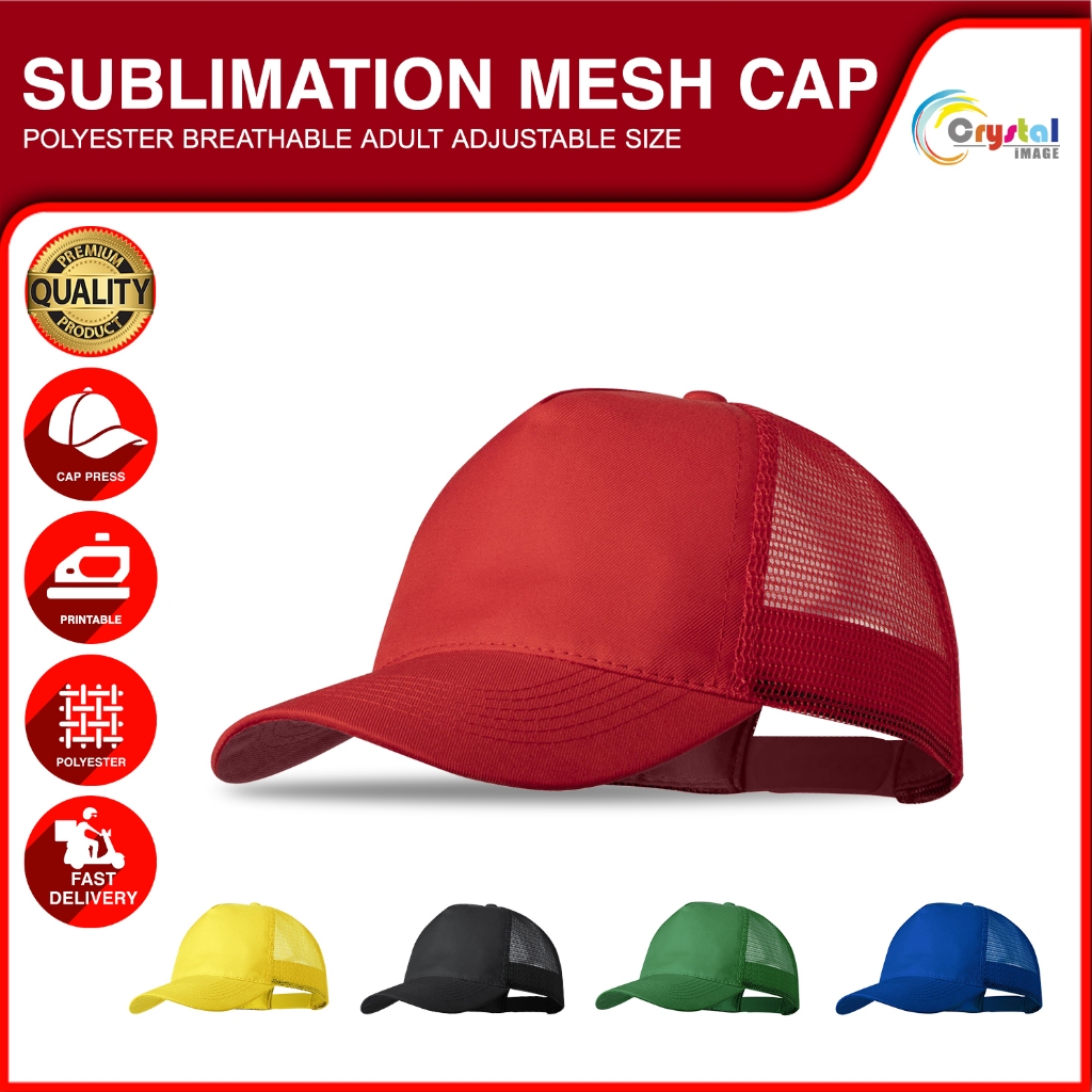 Sublimation Cap Polyester Mesh Trucker Net Colored Cap | Baseball ...