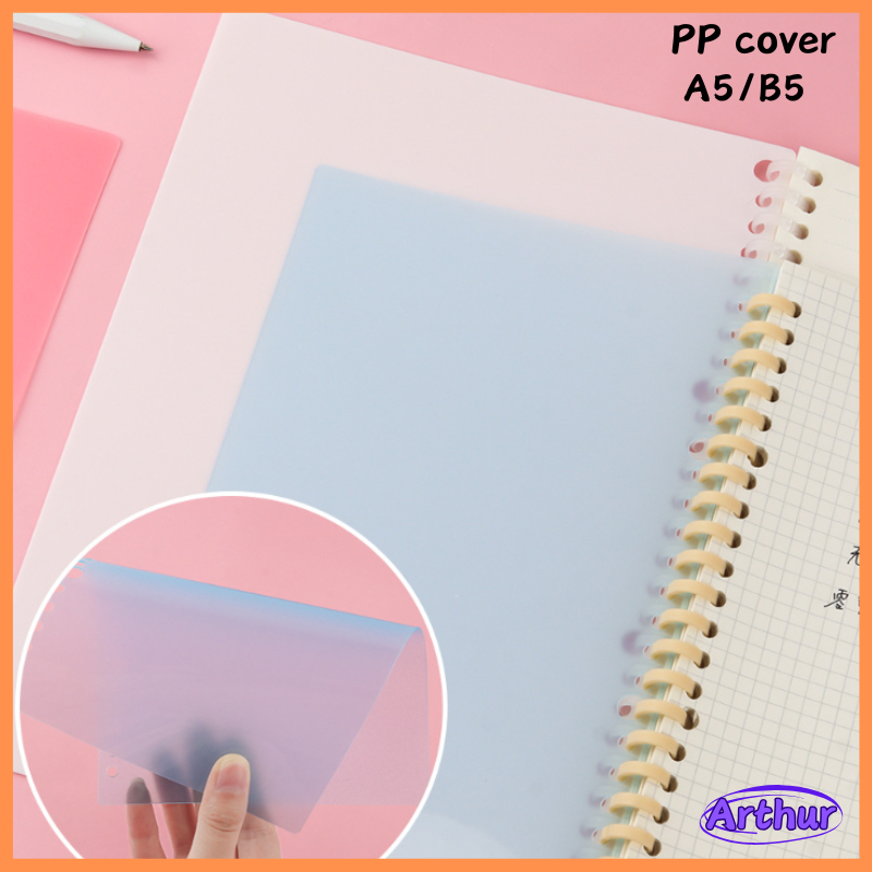 PP Cover Book Binding Matte ring Binding Film Notebook Cover 30ringsi ...