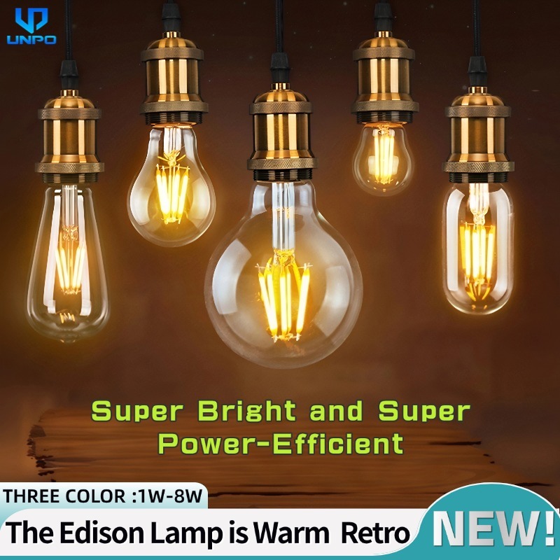 Edison Bulb Retro Bulb Warm White E27 Led Filament Bulb 220V Vintage ...