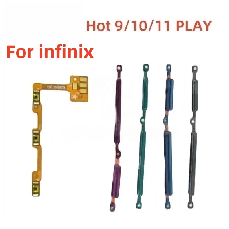 Power switch volume button on off flex for Infinix Hot 9 10 Play 11 ...