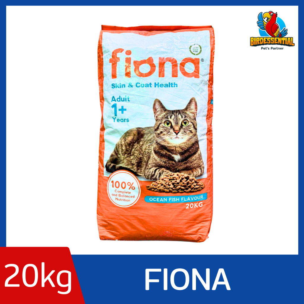 Fiona (20kg - 1sack) Skin and Coat Cat Food for Adult 1+ years old ...