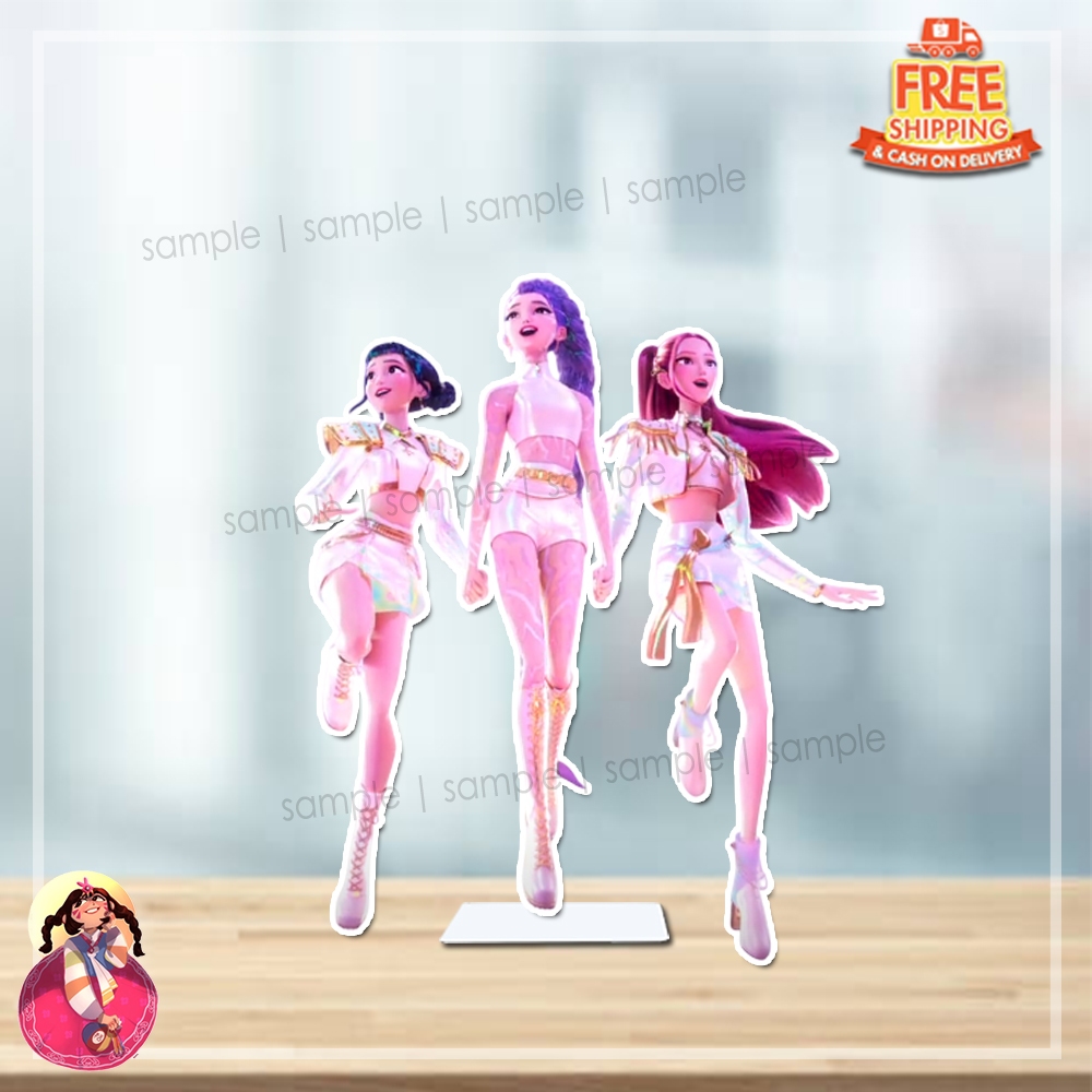 Kpop Demon Hunters Standee Versions | 5 Inch Mira Rumi Zoey PVC Display ...
