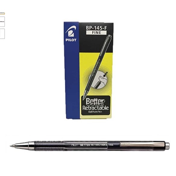 1 Piece Pilot Better Retractable Ball Point Pen BP-145-F | Shopee ...